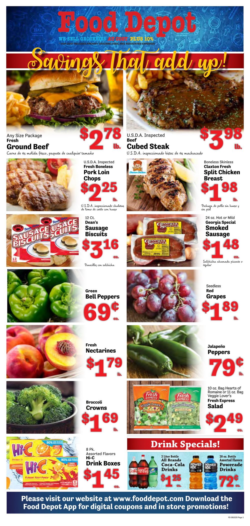 Food Depot Weekly Ad Aug 10 – Aug 16, 2020