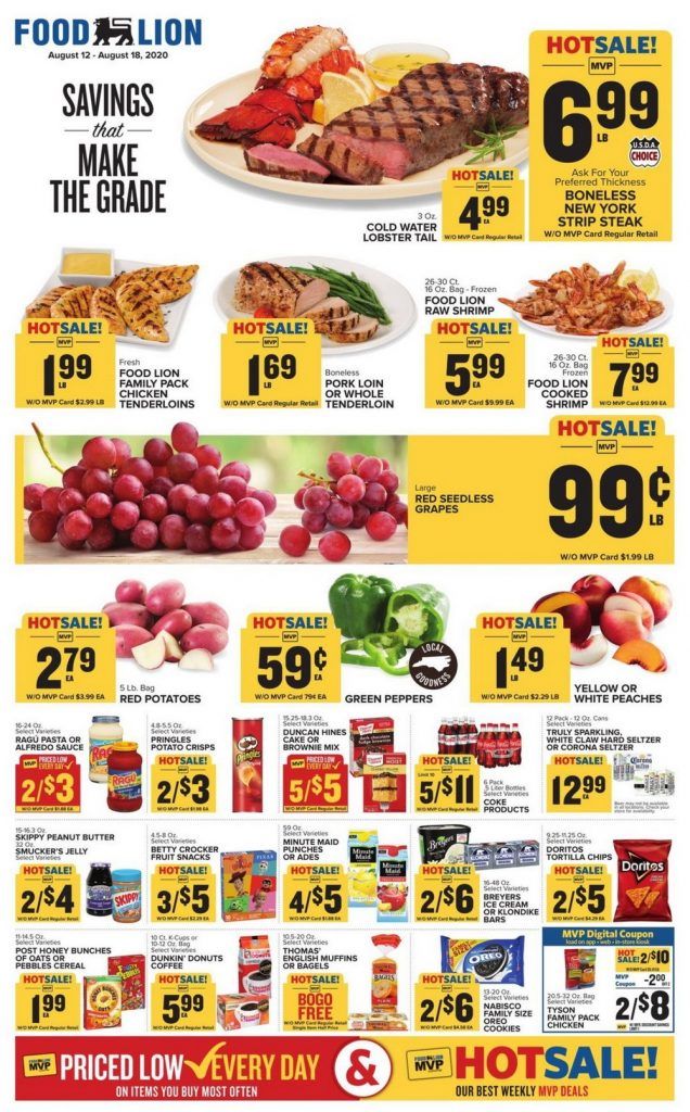 Food Lion Weekly Ad Aug 12 – Aug 18, 2020