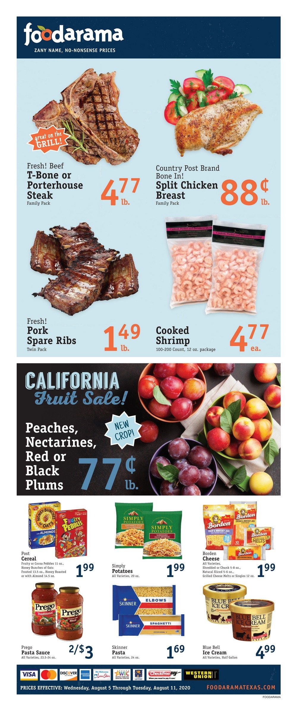 Foodarama Weekly Ad Aug 05 – Aug 11, 2020