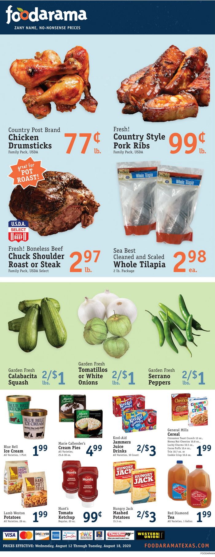 Foodarama Weekly Ad Aug 12 – Aug 18, 2020