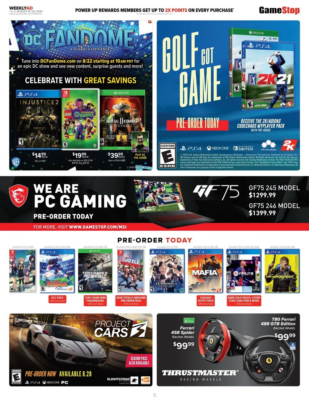 GameStop Weekly Ad Aug 16 – Aug 22, 2020