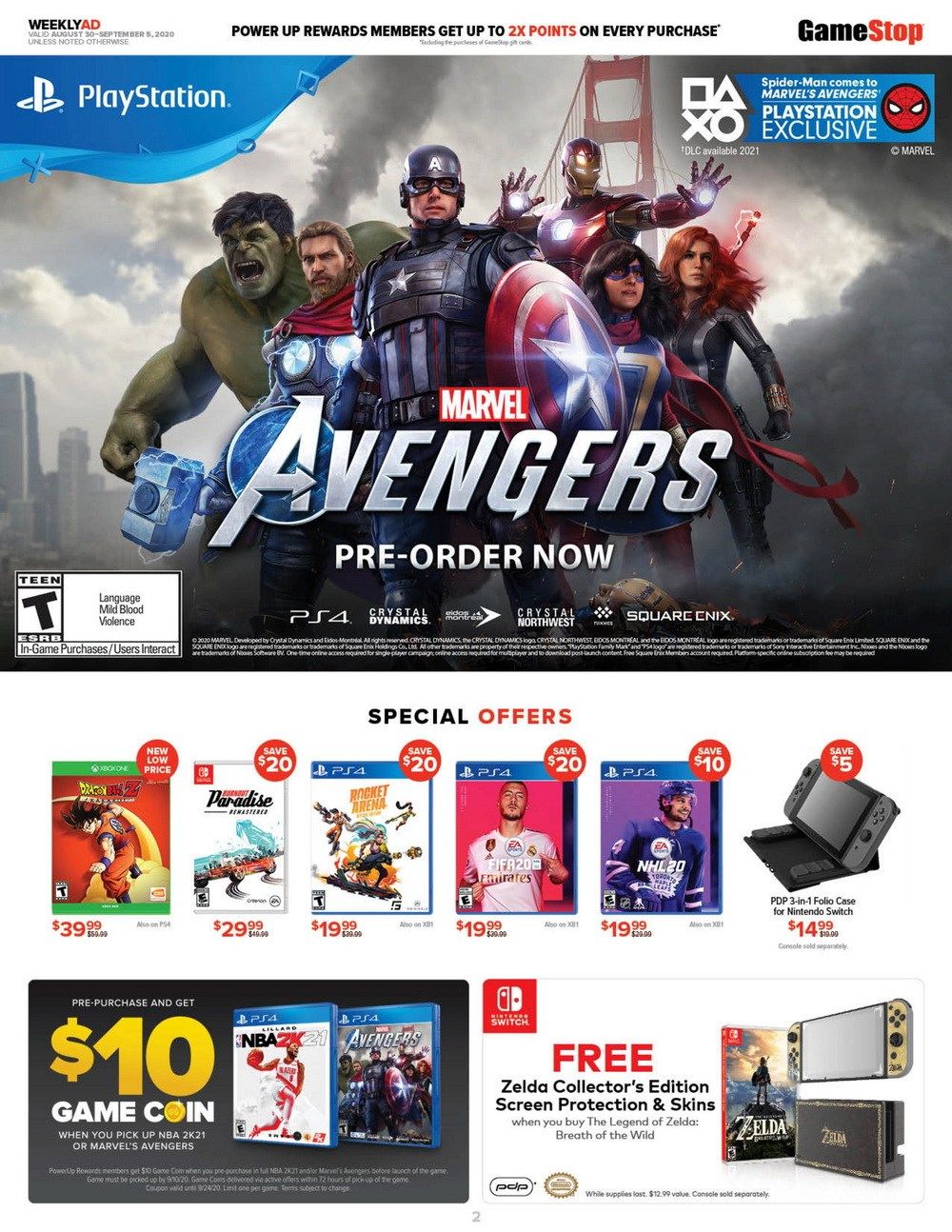 GameStop Weekly Ad Aug 30 – Sep 05, 2020