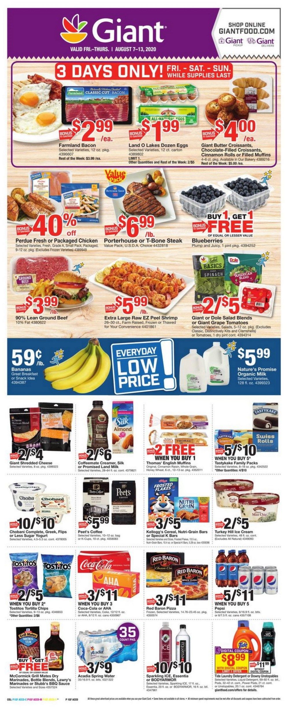 Giant Food Weekly Ad Aug 07 – Aug 13, 2020