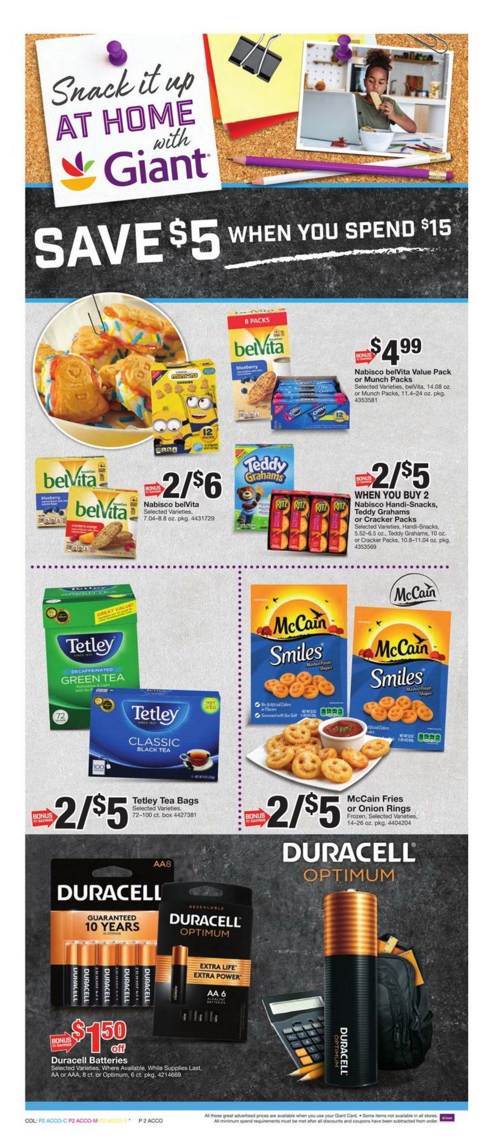 Giant Food Weekly Ad Aug 28 – Sep 03, 2020