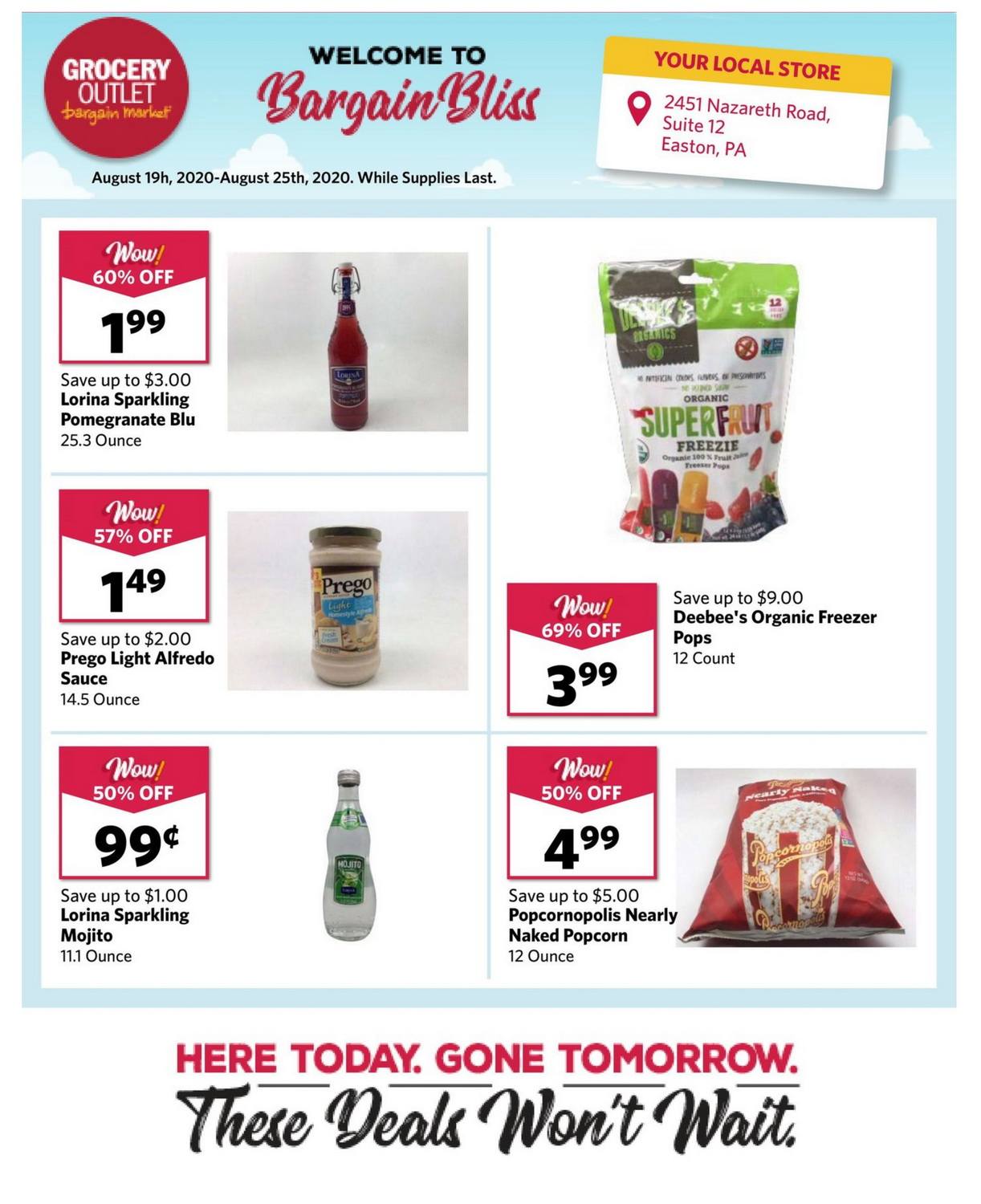 Grocery Outlet Weekly Ad Aug 18 – Aug 25, 2020