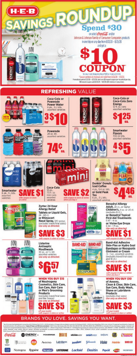 HEB Weekly Ad Aug 12– Aug 18, 2020
