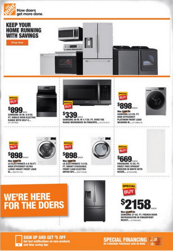 Home Depot Weekly Ad Aug 20 – Aug 27, 2020