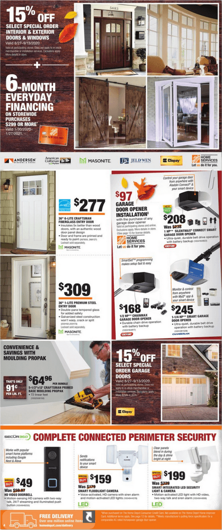 Home Depot Weekly Ad Aug 27 – Sep 07, 2020