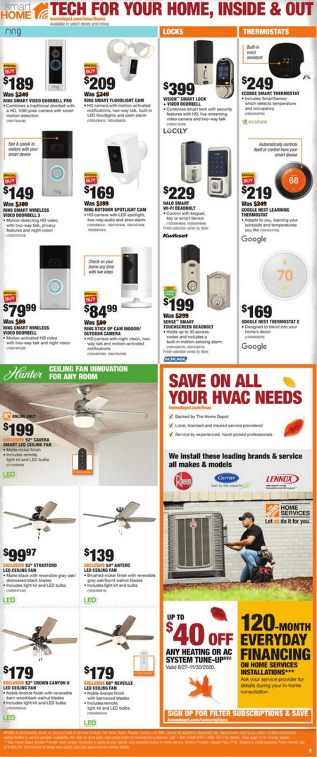 Home Depot Weekly Ad Aug 27 – Sep 07, 2020