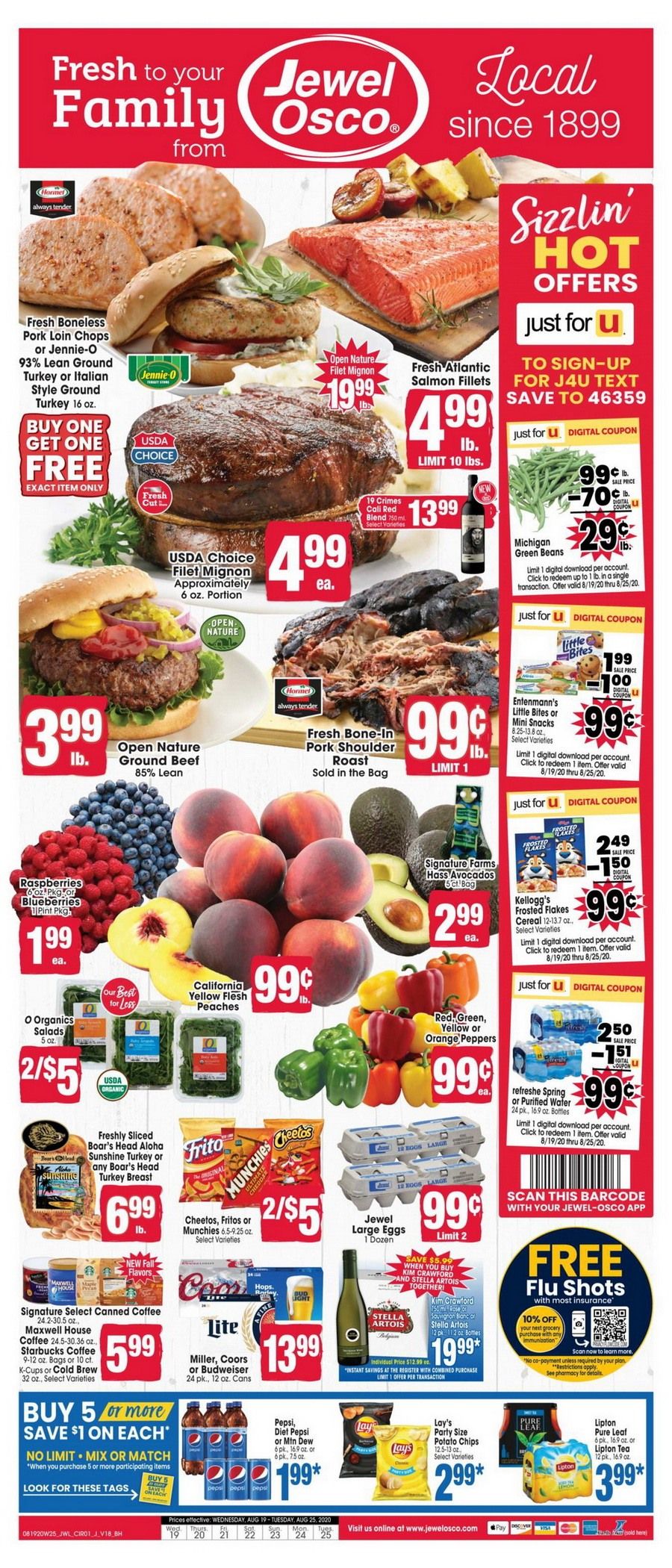 Jewel Osco Weekly Circular Aug 19 – Aug 25, 2020