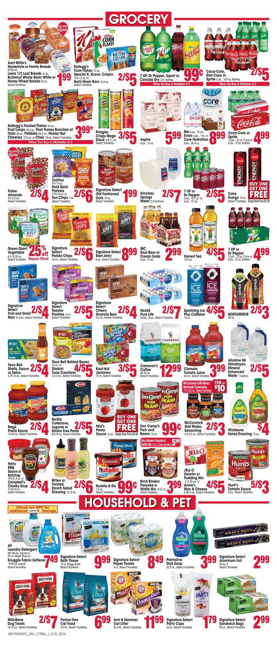 Jewel Osco Weekly Circular Aug 19 – Aug 25, 2020