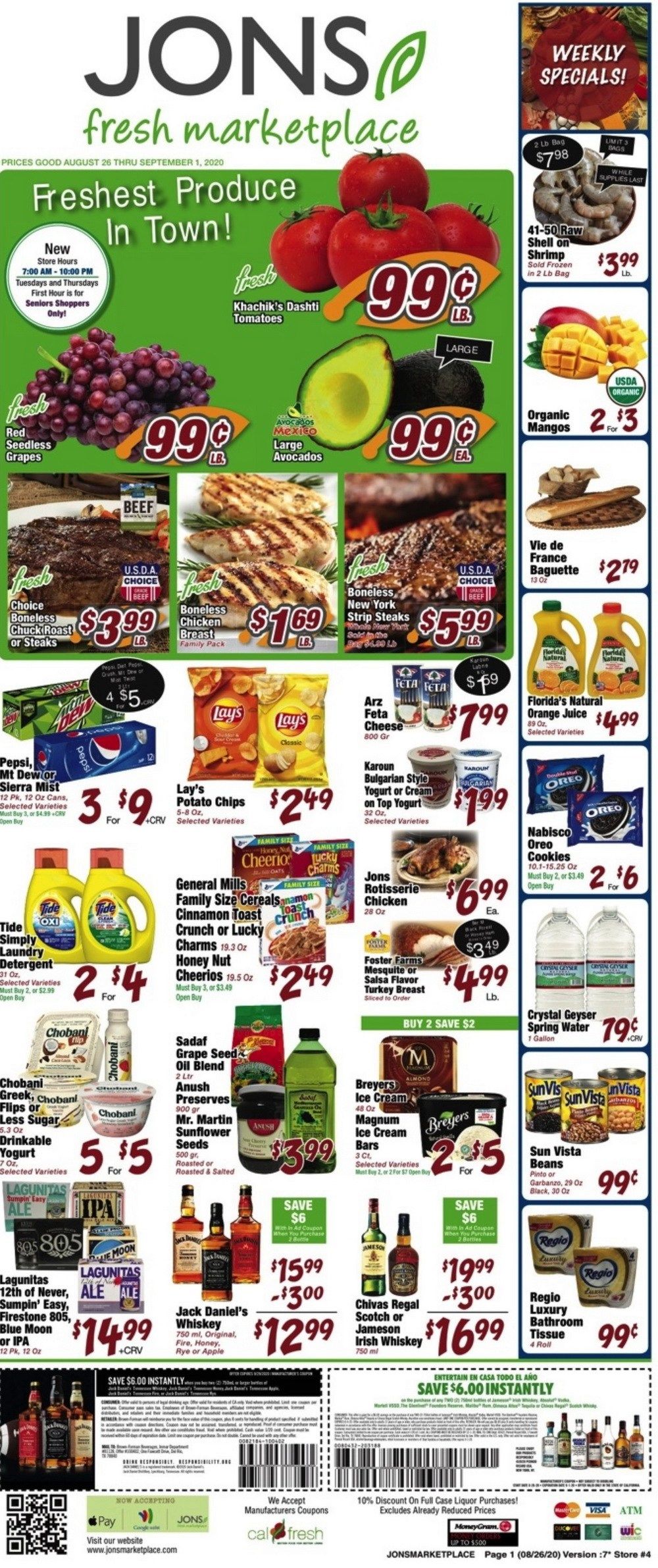 Jons Weekly Ad Aug 26 – Sep 01, 2020