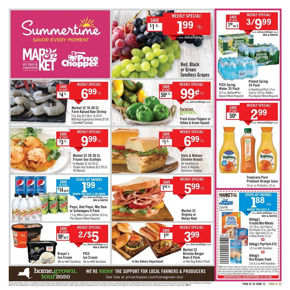 Price Chopper Weekly Ad Aug 16 – Aug 22, 2020