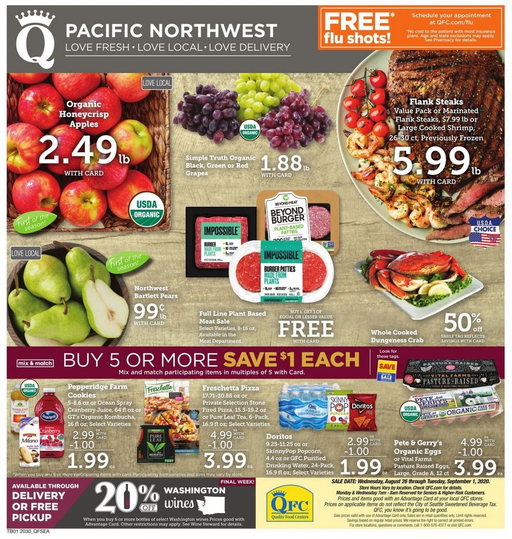QFC Weekly Ad Aug 26 – Sep 01, 2020