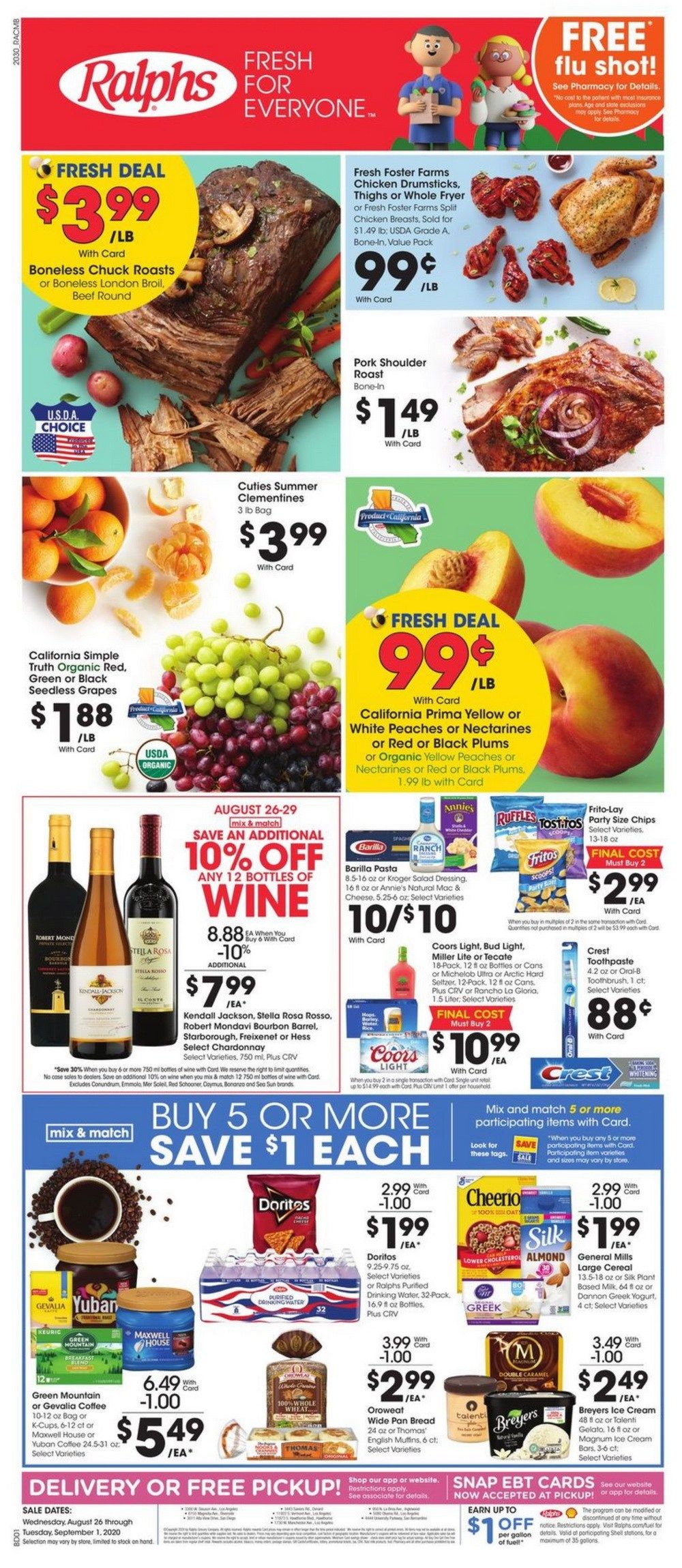 Ralphs Weekly Ad Aug 26 – Sep 01, 2020