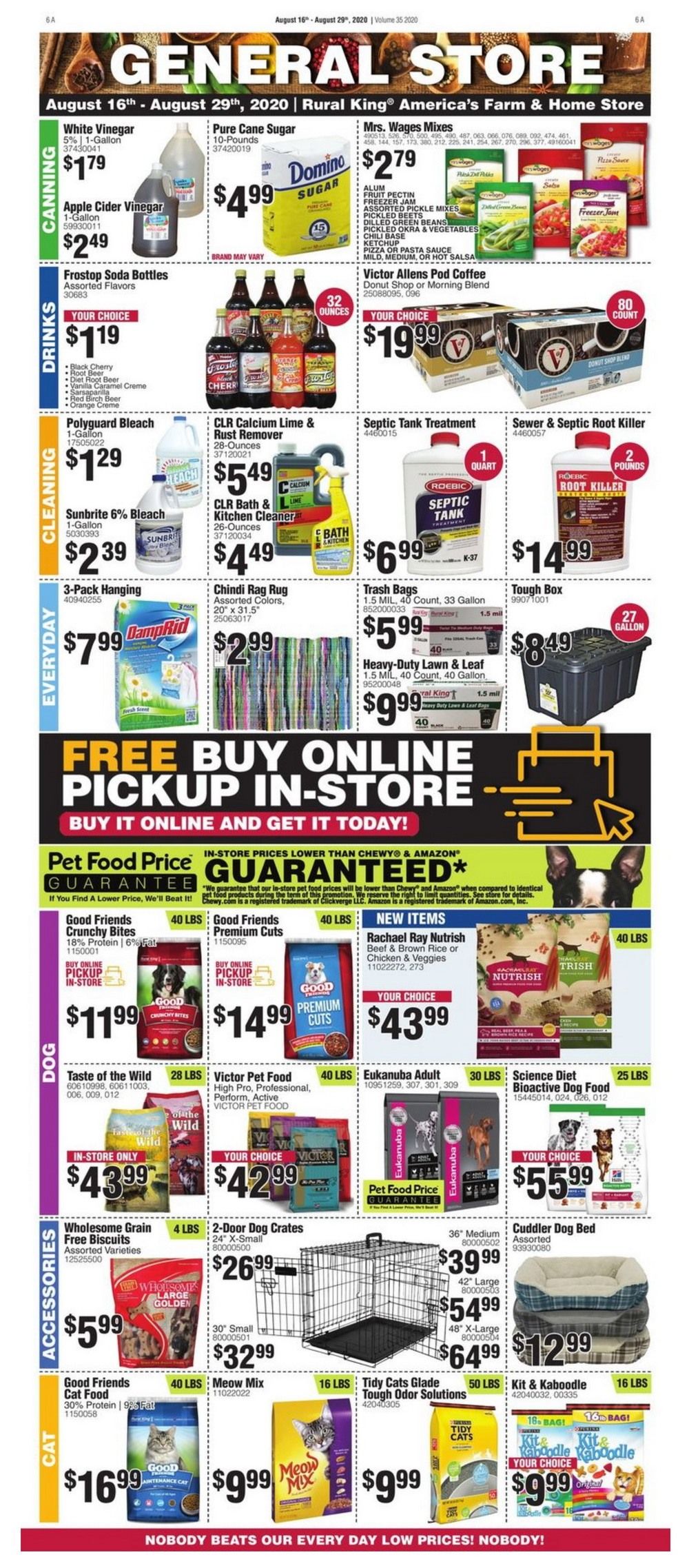 Rural King Weekly Ad Aug 16 – Aug 29, 2020