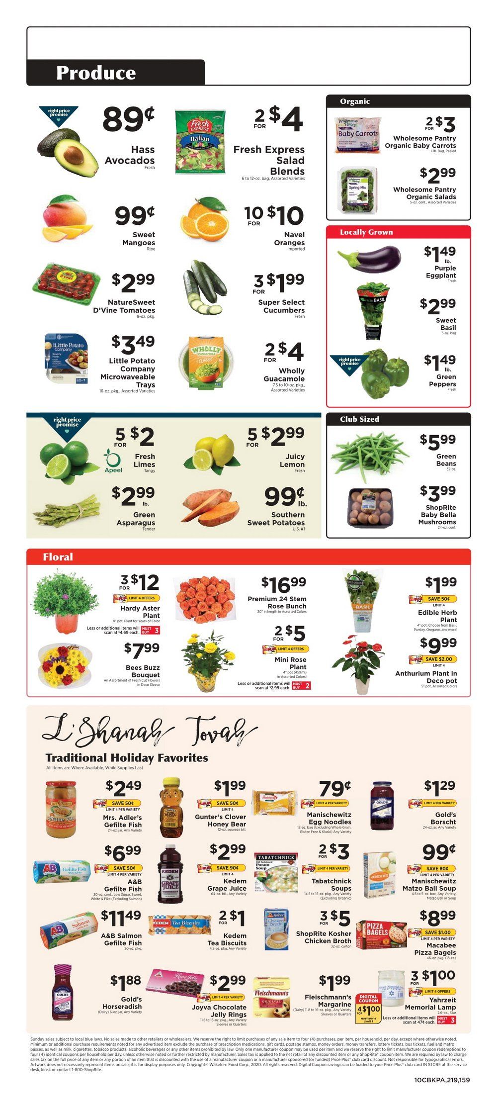 ShopRite Weekly Ad Aug 30 – Sep 05, 2020