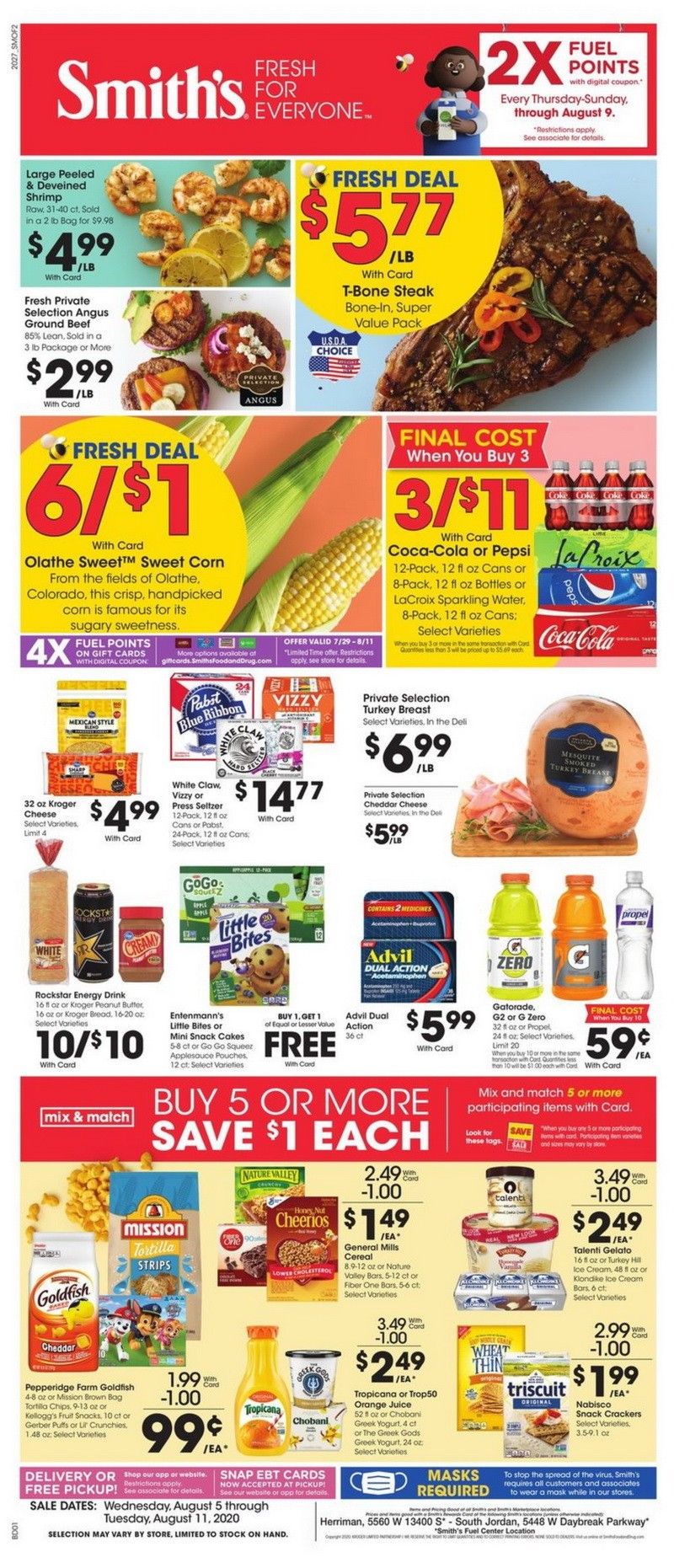 Smith's Food and Drug Weekly Circular Aug 05 – Aug 11, 2020