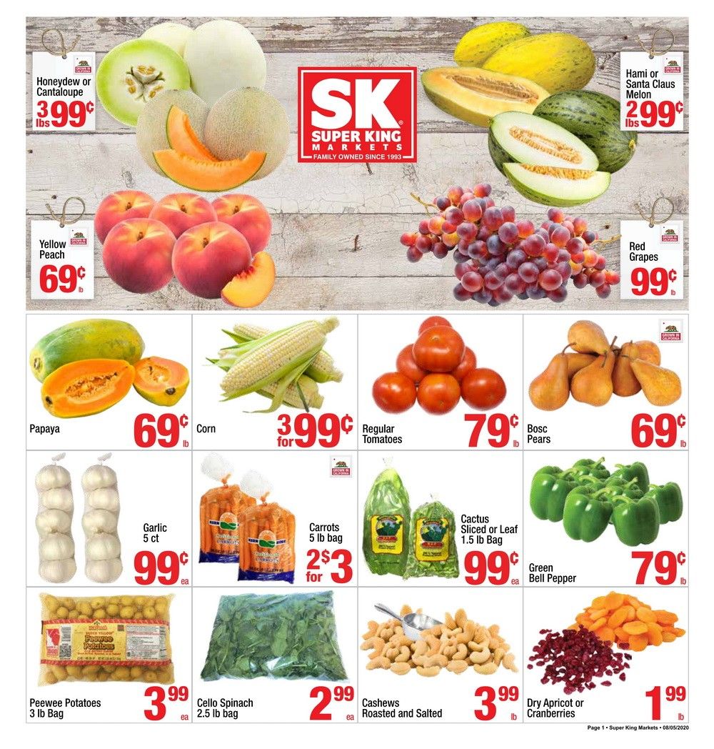Super King Weekly Ad Aug 05– Aug 11, 2020