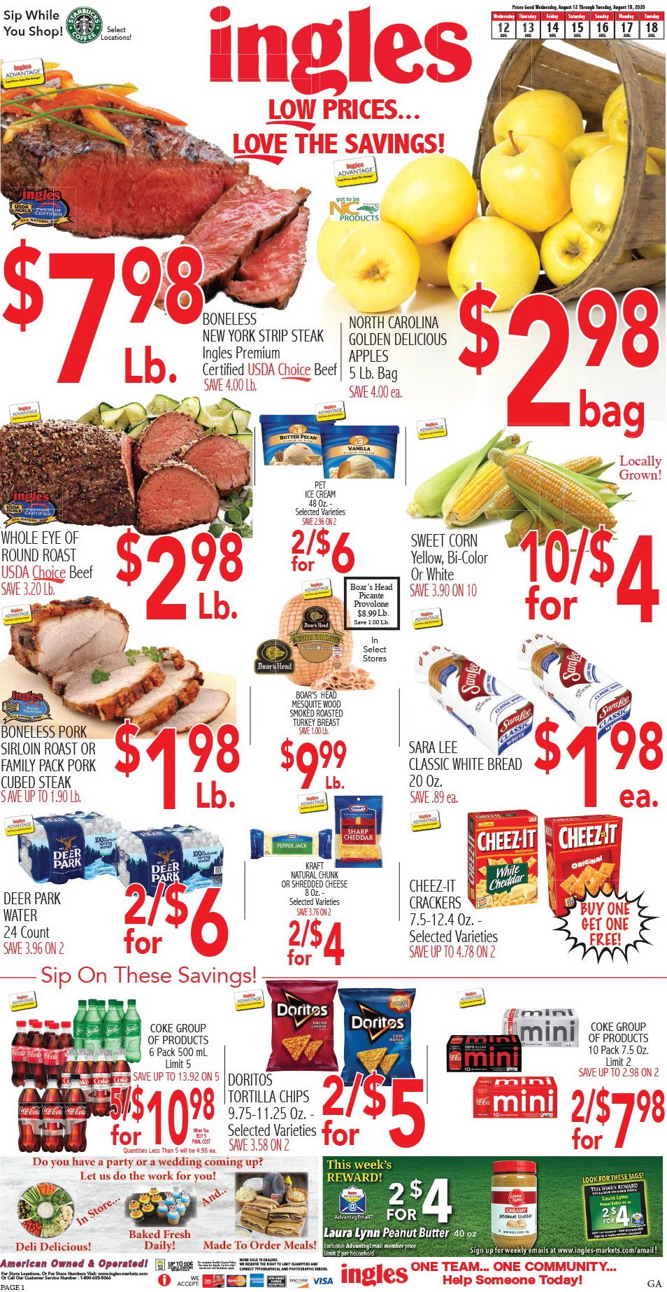 Ingles Weekly Flyer Aug 12 – Aug 18, 2020