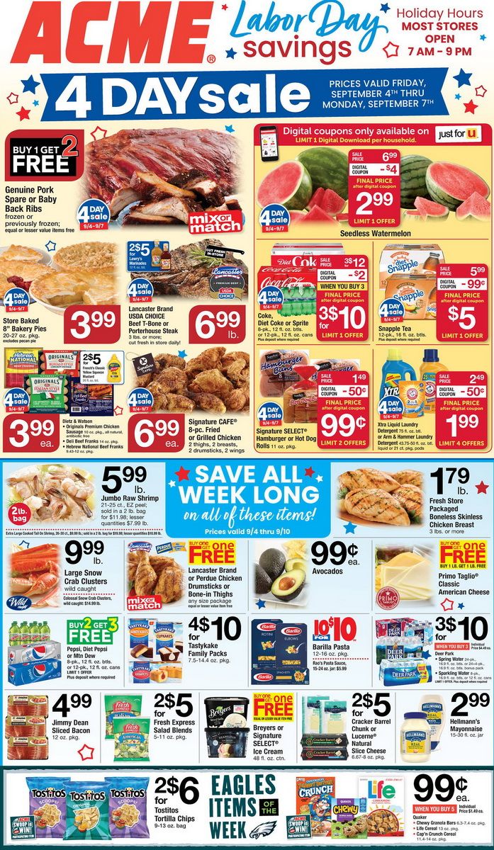 Acme Weekly Ad Sep 4 – Sep 10, 2020