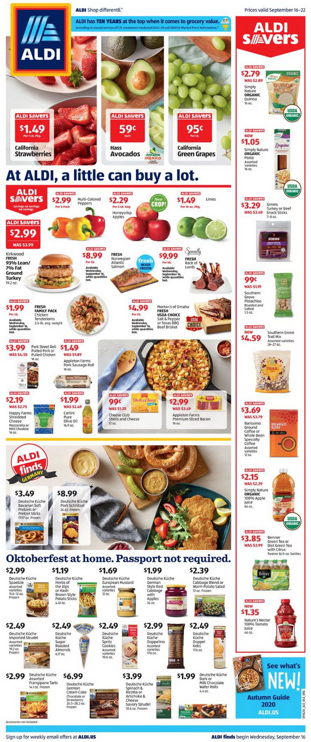 ALDI Weekly Ad Sep 16 – Sep 22, 2020