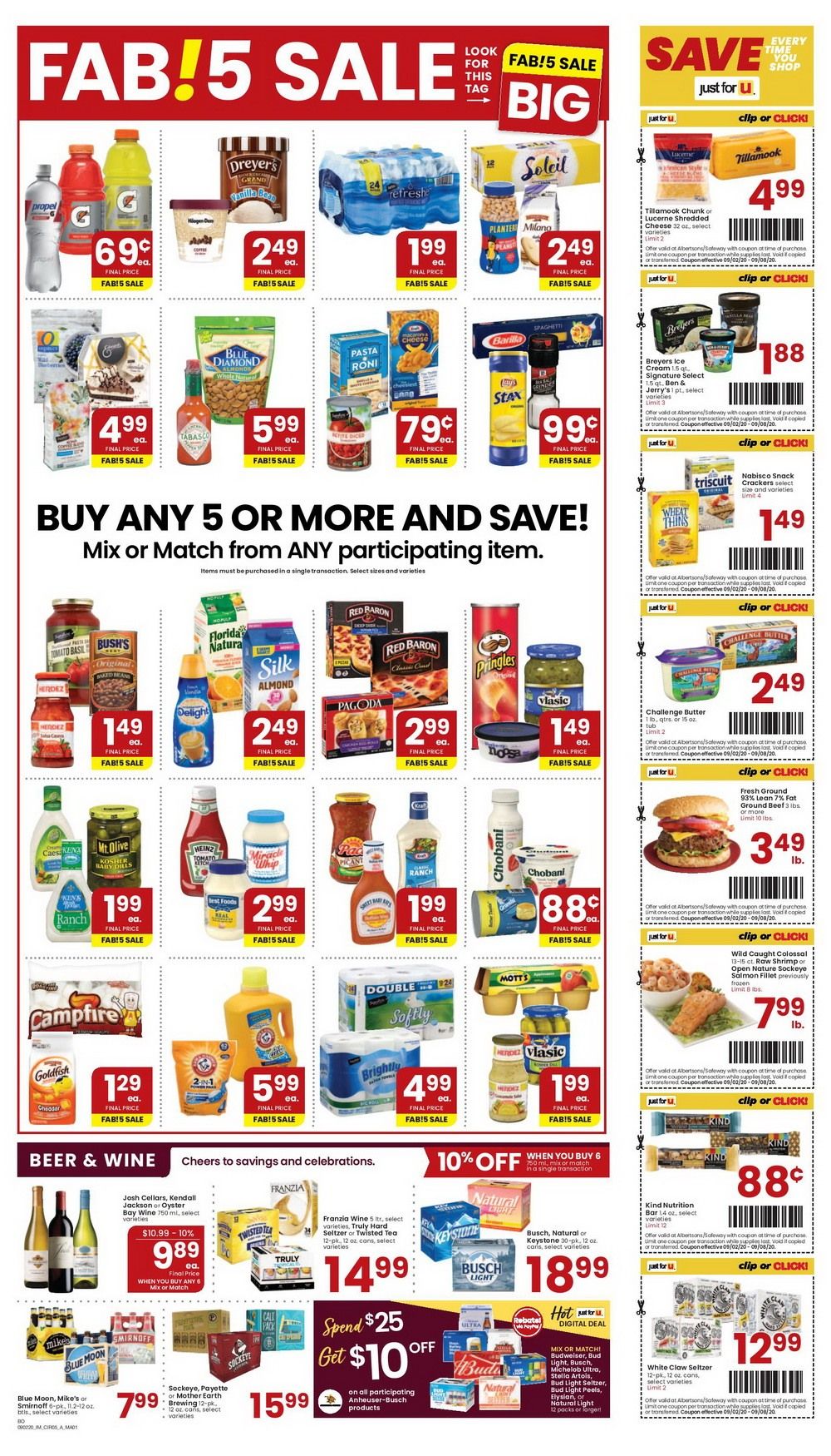 Albertsons Weekly Ad Sep 02 – Sep 08, 2020