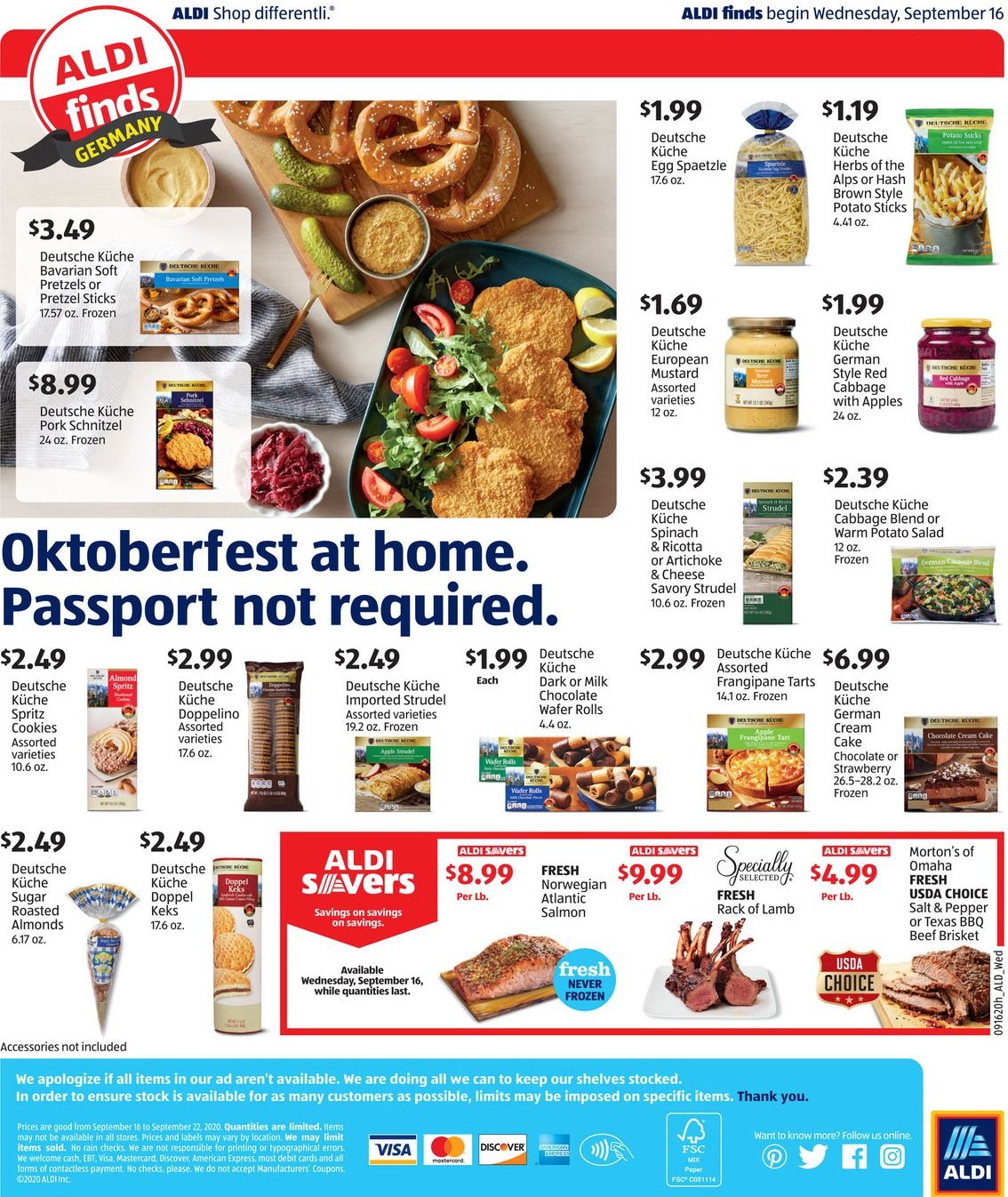 ALDI In-store Ad Sneak Peek Sep 16 – Sep 22, 2020