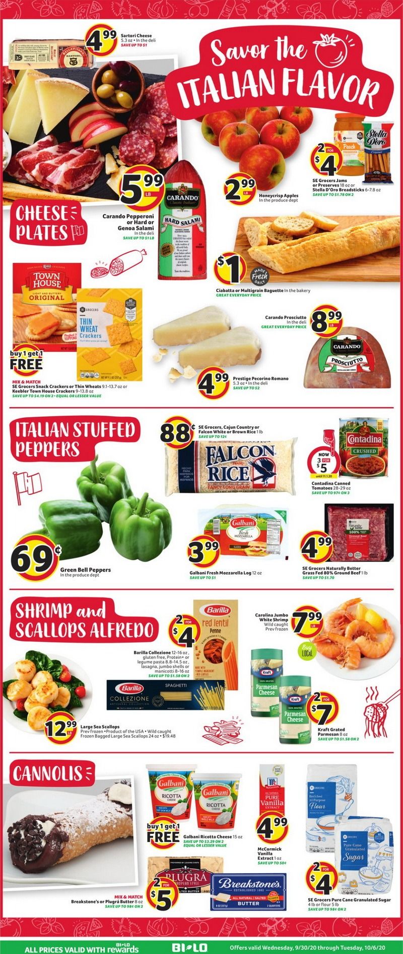 BI-LO Weekly Circular Sep 30- Oct 06, 2020