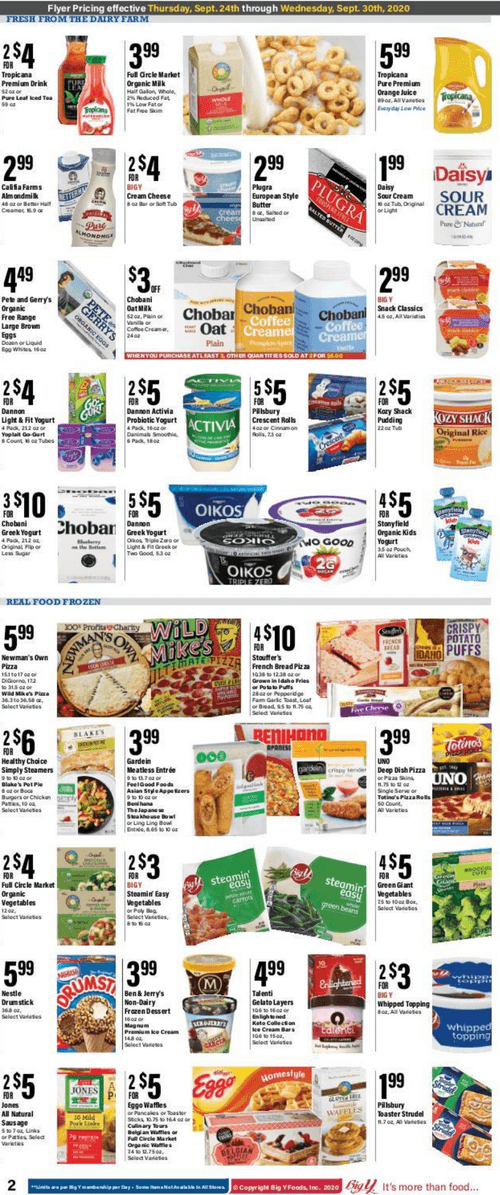 Big Y Weekly Ad Sep 24 – Sep 30, 2020