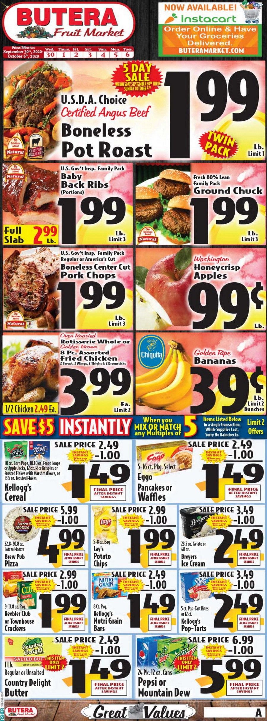 Butera Weekly Ad Sep 30 – Oct 06, 2020