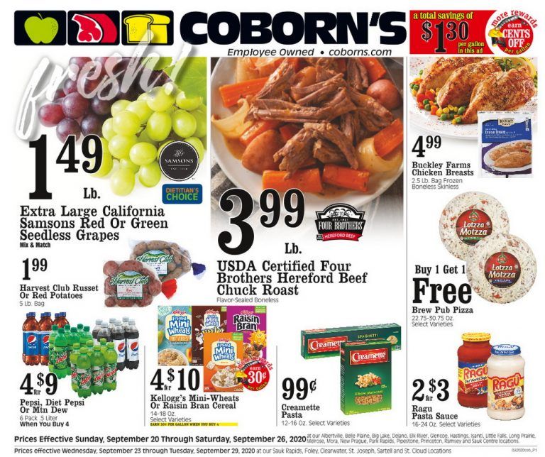 Coborn's Weekly Ad Aug Sep 20 – Sep 26, 2020