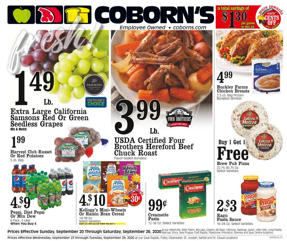 Coborn's Weekly Ad Aug Sep 20 – Sep 26, 2020