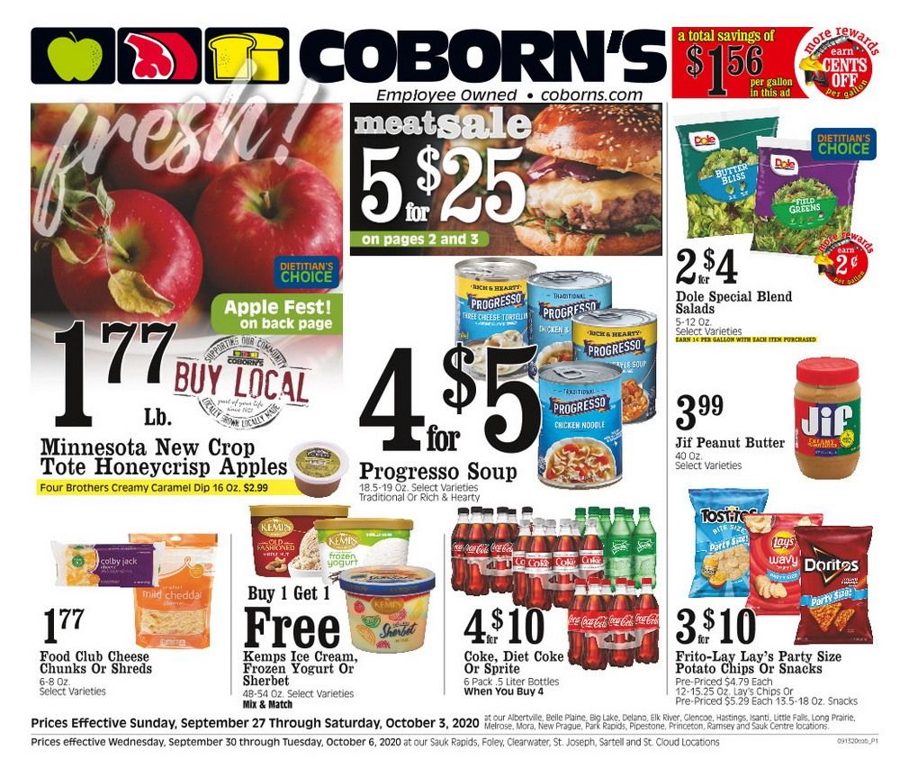 Coborn's Weekly Ad Aug Sep 27 – Oct 03, 2020