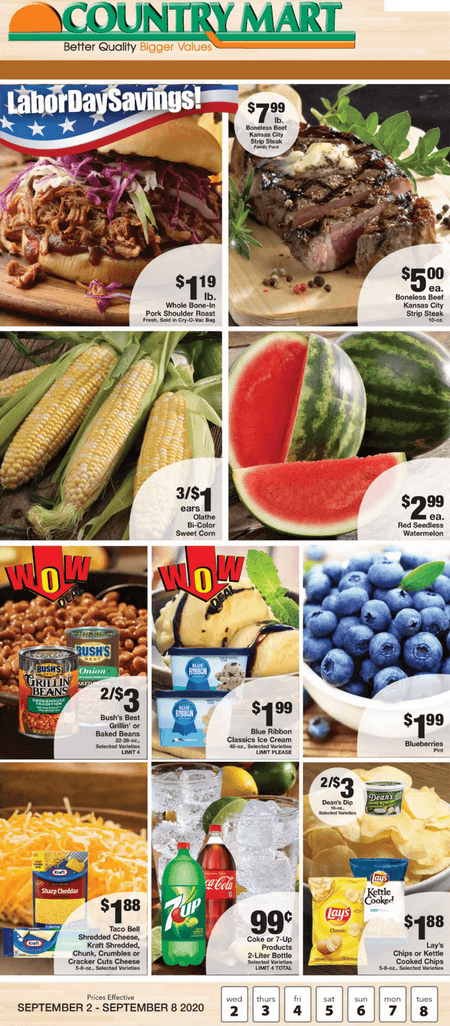 Country Mart Weekly Ad Sep 02 – Sep 08, 2020