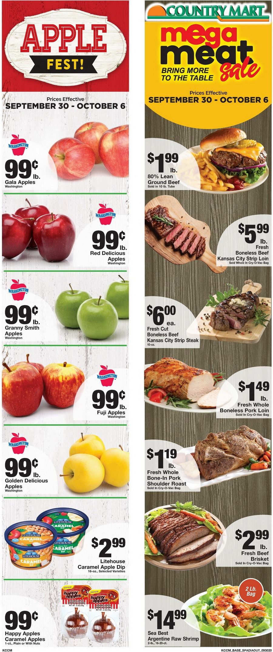 Country Mart Weekly Ad Sep 30 – Oct 06, 2020