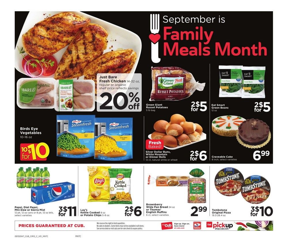 Cub Foods Weekly Ad Sep 13 – Sep 19, 2020
