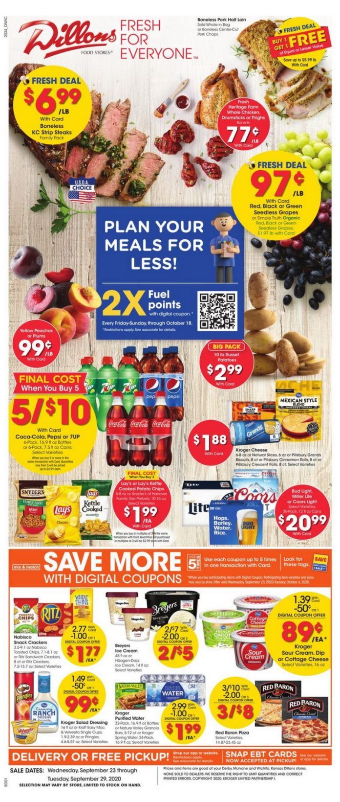 Dillons Weekly Ad Sep 23 – Sep 29, 2020