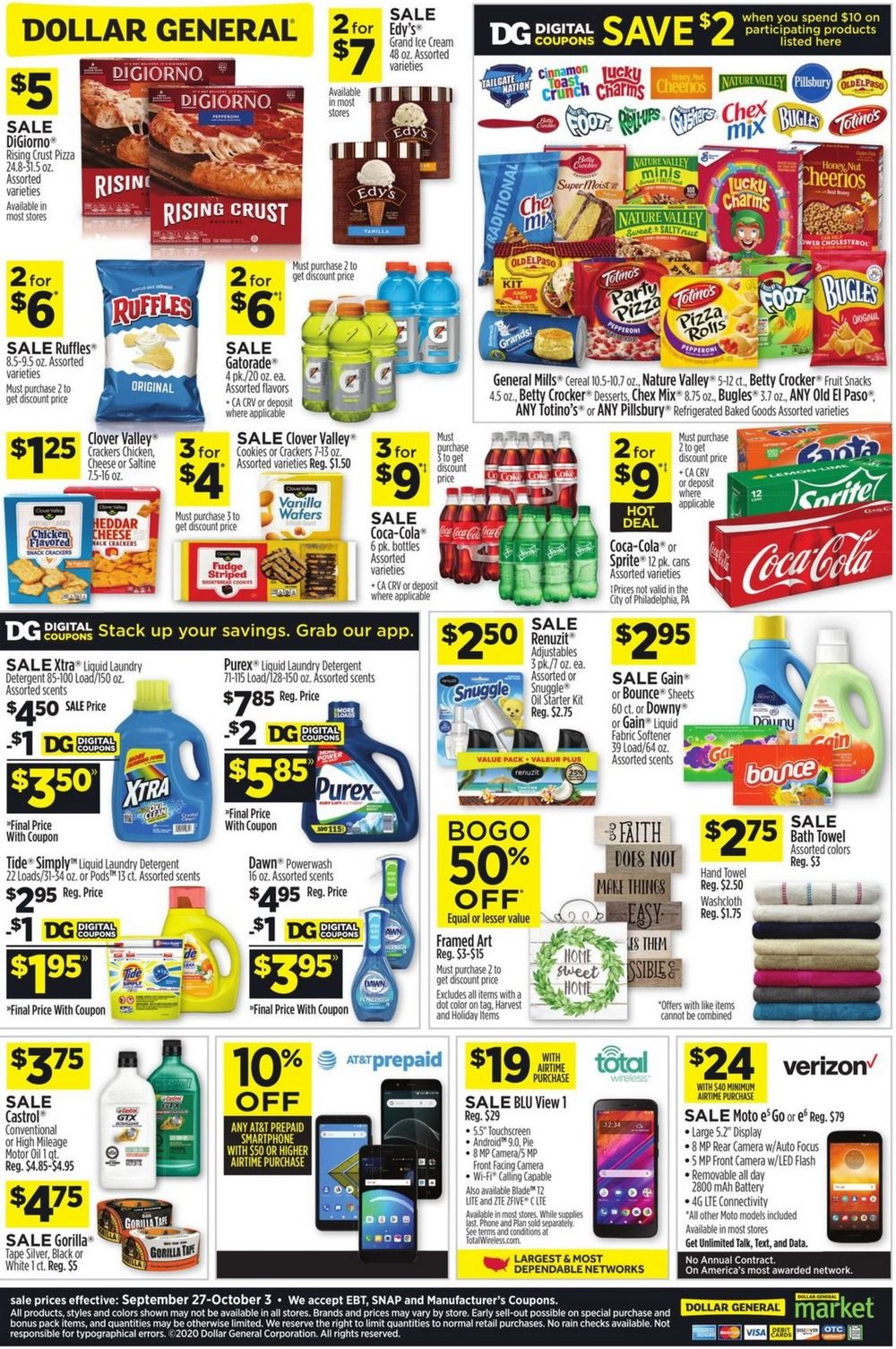 Dollar General Weekly Ad Sep 27– Oct 03, 2020