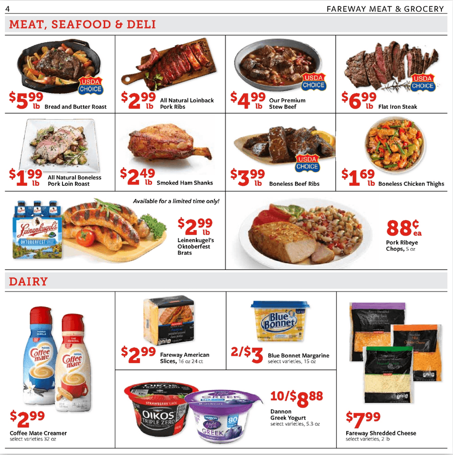 Fareway Weekly Ad Sep 29 – Oct 5, 2020