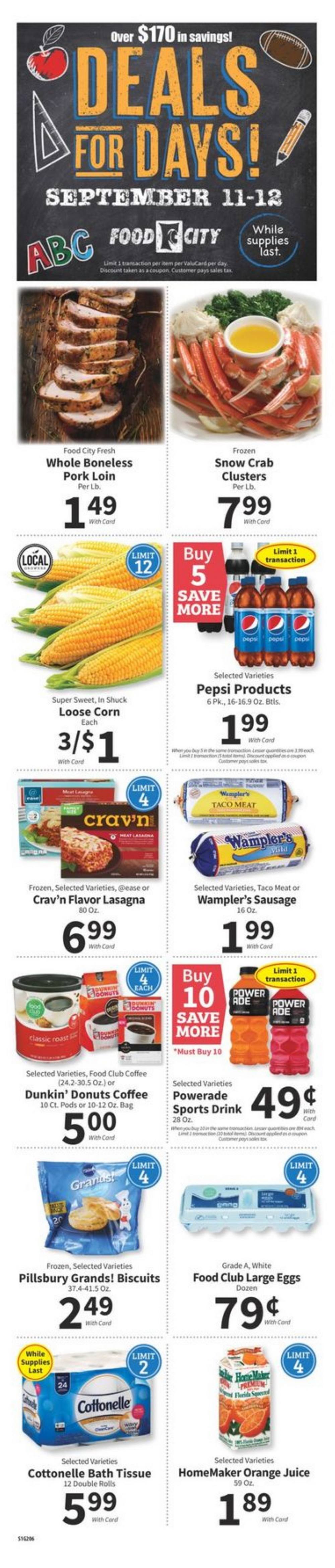 Food City Weekly Ad Sep 09 – Sep 15, 2020