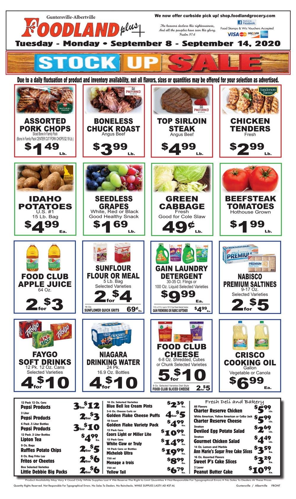 Foodland(US) Weekly Ad Sep 08 – Sep 14, 2020
