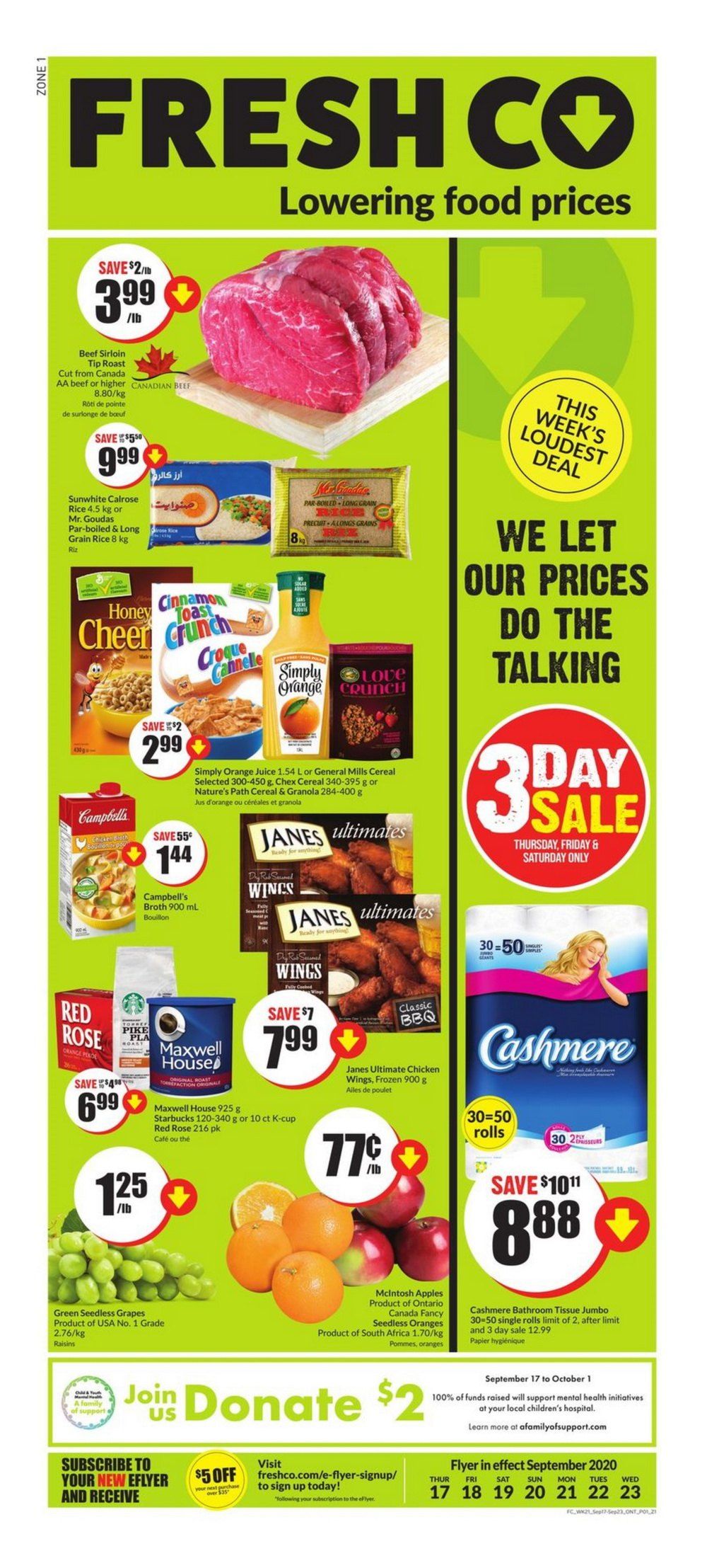 FreshCo Weekly Ad Sep 17 – Sep 23, 2020