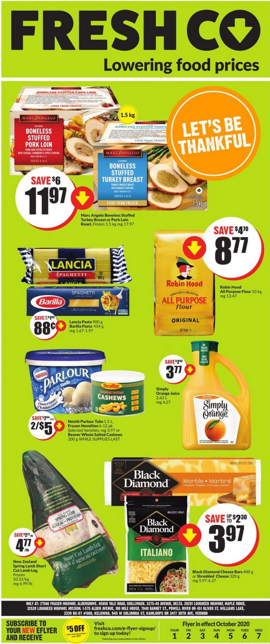 FreshCo Weekly Ad Oct 1 – Oct 7, 2020