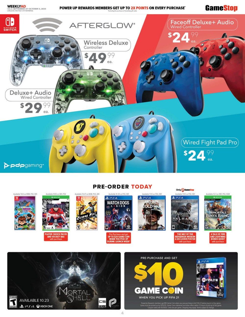 GameStop Weekly Ad Sep 27 – Oct 03, 2020