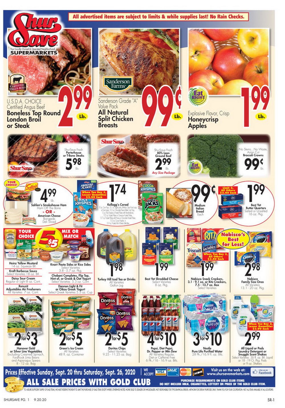 Gerrity's Supermarkets Weekly Ad Sep 20 – Sep 26, 2020