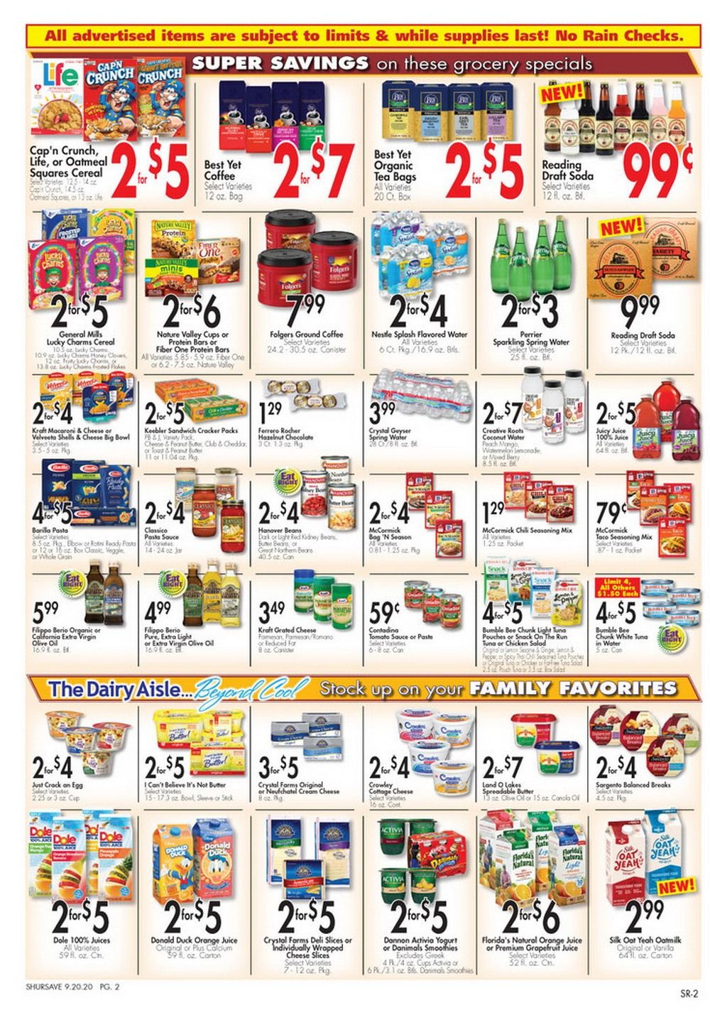 Gerrity's Supermarkets Weekly Ad Sep 20 – Sep 26, 2020