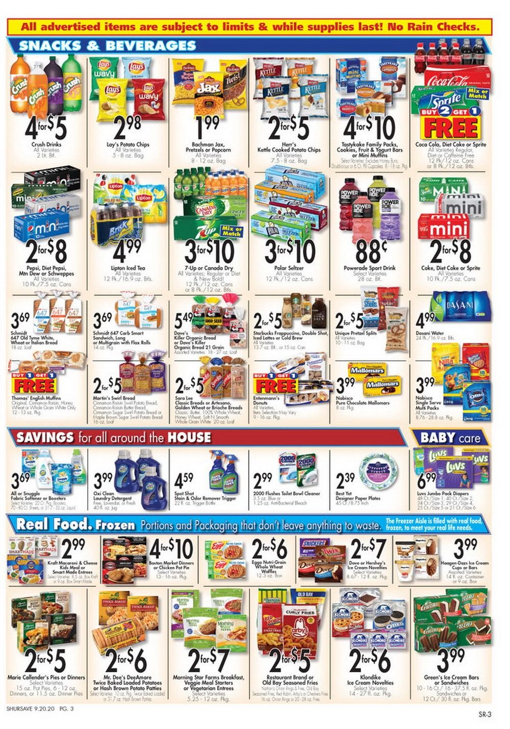 Gerrity's Supermarkets Weekly Ad Sep 20 – Sep 26, 2020