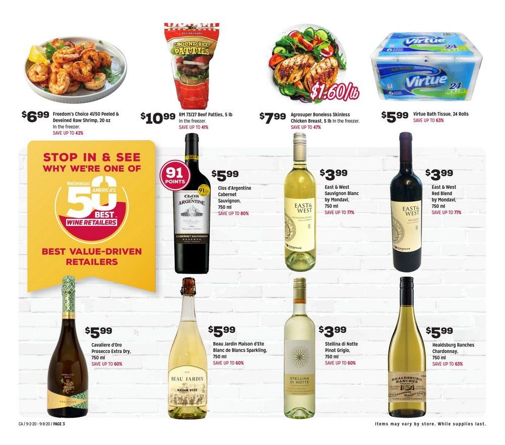 Grocery Outlet Weekly Ad Sep 02 – Sep 08, 2020