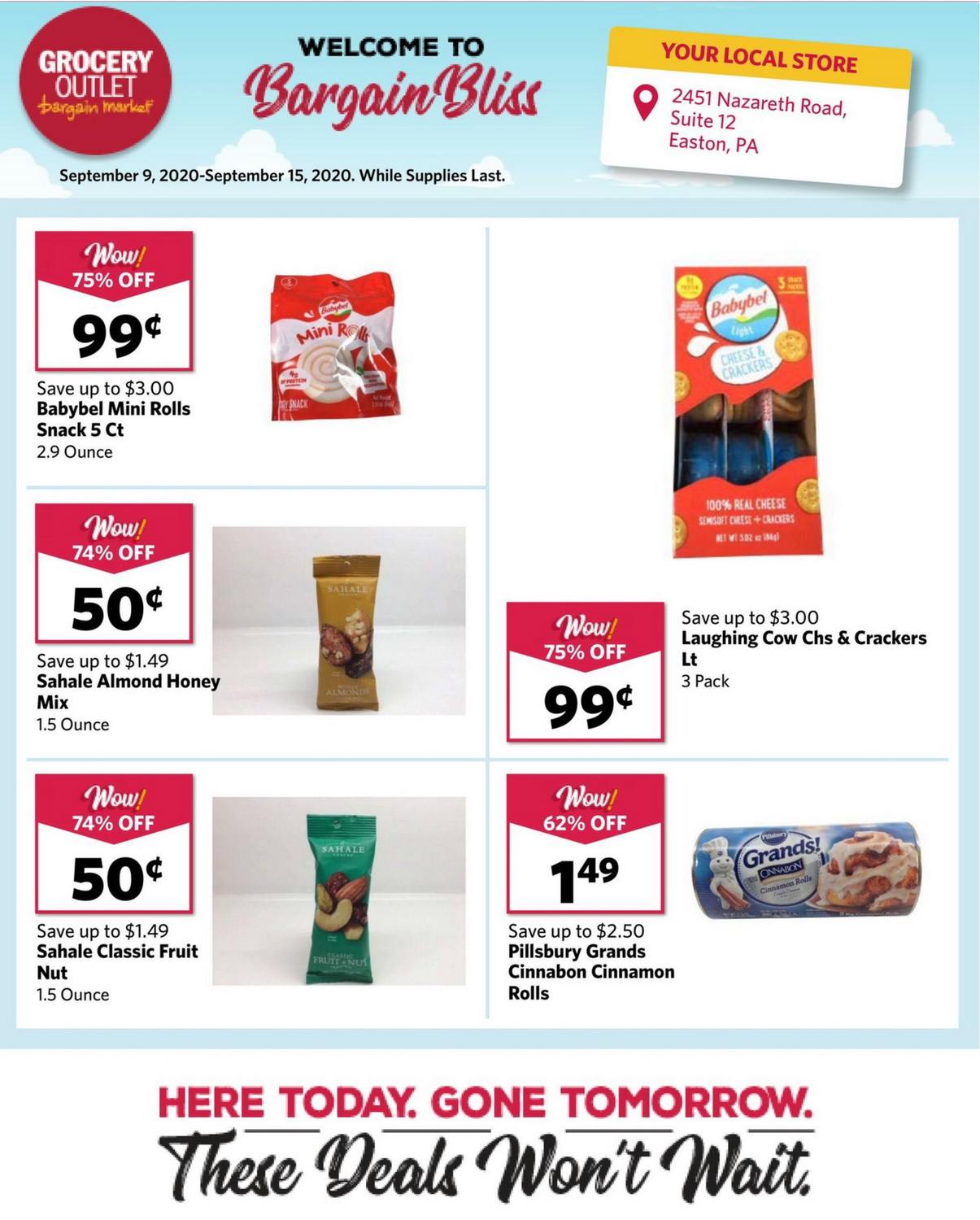 Grocery Outlet Weekly Ad Sep 9 – Sep 15, 2020